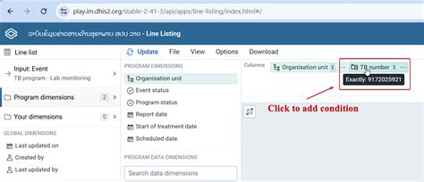 Most Recent Events Function Support Assistance Technique Dhis2 Community