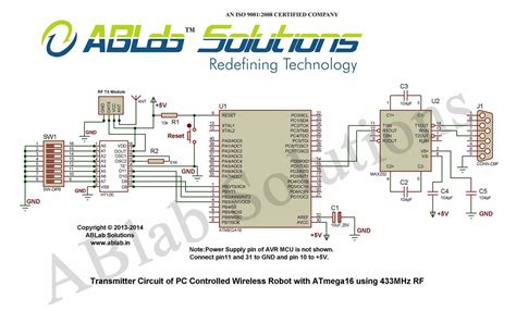 How To Design A Pc Controlled Wireless Robot With Avr Atmega16 Microcontroller Using 433mhz Rf