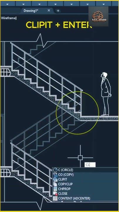 Clipit Command In Autocad Autocadd Autocad2d Autocad Youtube