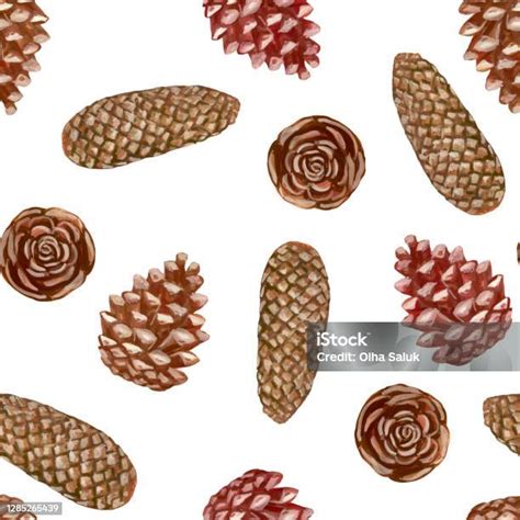 매끄러운 패턴 흰색 배경에 원두의 아크릴 그림 사실적인 도면 식물 스케치 빈티지 스타일 카드 포장지 스크랩북 등의 디자인에 대한 요소 계절에 대한 스톡 벡터 아트 및 기타