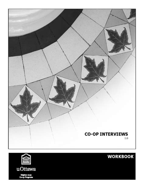 Coop Interviews Workbook Pdf Interview Employment