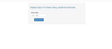 javascript get current week start and end date free source code