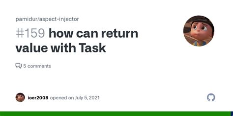 How Can Return Value With Task Issue Pamidur Aspect Injector GitHub