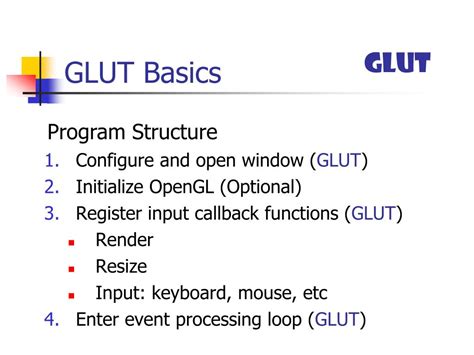 Ppt Introduction To Opengl And Glut Powerpoint Presentation Free