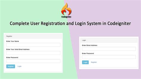 User Registration And Login System In Codeigniter 3 Webslesson