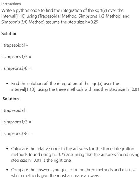 Solved Instructions Write A Python Code To Find The Chegg Com