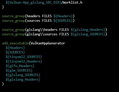 I Have Edited The Cmakelist For Bring Glm Glfw And Glslang Issue KhronosGroup Vulkan