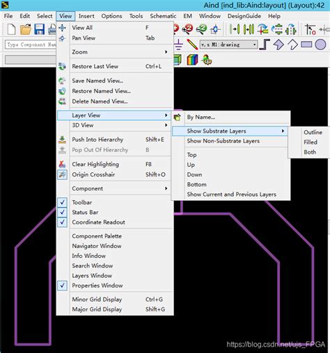 微电子新手入门之ads常用操作——ads版图显示问题ads生成版图是蓝色的线条 Csdn博客