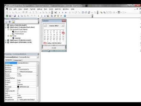 Excel Video Insert A Calendar Datepicker In A Floating Vba Userform Excel Floating