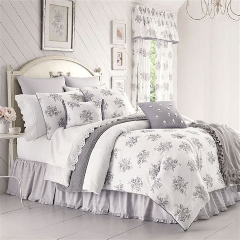 Yellow Gray White Comforter Empire Home Yellowgrey Manar 4pc
