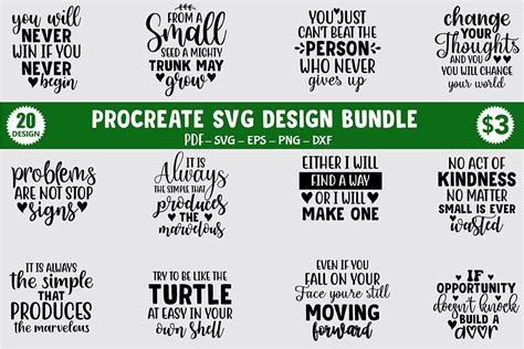 Procreate SVG Design Bundle Bundle Creative Fabrica