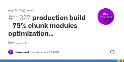 Production Build 79 Chunk Modules Optimization