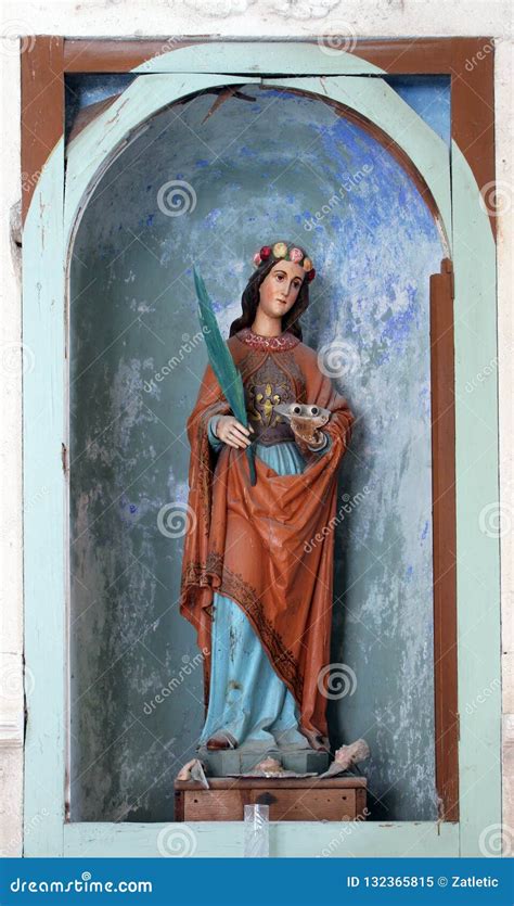 Saint Lucia Stock Image Image Of Catholic Europe Beautiful 132365815