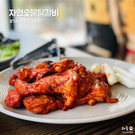 가평 남이섬 도보 1분 무료주차장 있는 맛집 자연숯불닭갈비 네이버 블로그
