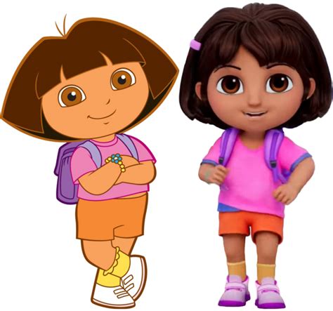Classic Dora And Modern Dora By Marybethmaria1423 On Deviantart