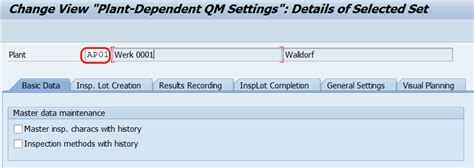 How To Maintain Settings At Plant Level In Sap Hana Qm Sap Tutorials