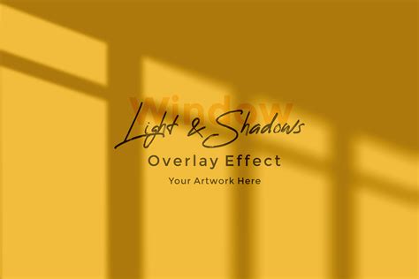 Window Shadow Overlay Effect Mockup Graphic By Microstock · Creative Fabrica