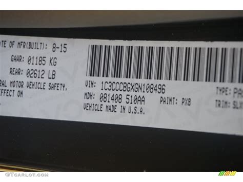 2016 200 Color Code Px8 For Black Photo 106963059