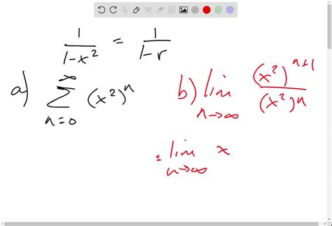 Solveda Function F Is Defined By A Power Series In Each Exercise Do The Following A Find