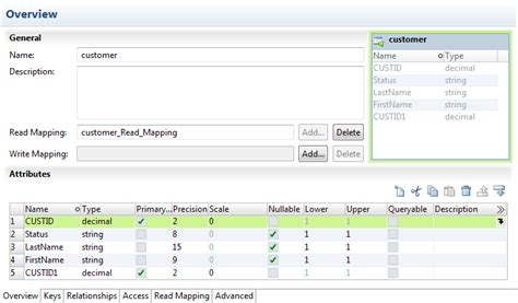 Logical Data Object Properties