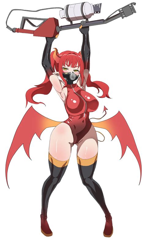 Dinsoreprong64 Pyro Tf2 Red Pyro Tf2 Team Fortress 2 Absurdres Commission Highres Non