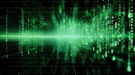 Premium Ai Image Abstract Digital Background With Binary Code And Ai