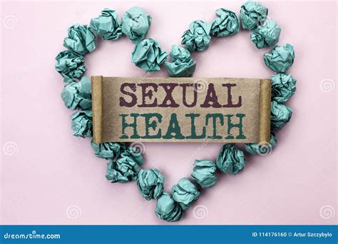 Writing Note Showing Sexual Health Business Photo Showcasing Std