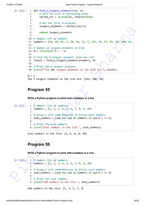 140 Basic Python Programs This Resource Can Assist You In Preparing