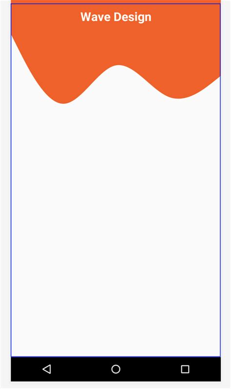 java creating wave shape ui in android stack overflow