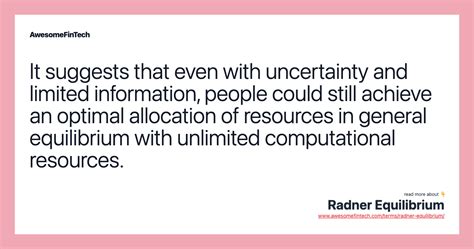 Radner Equilibrium Awesomefintech Blog