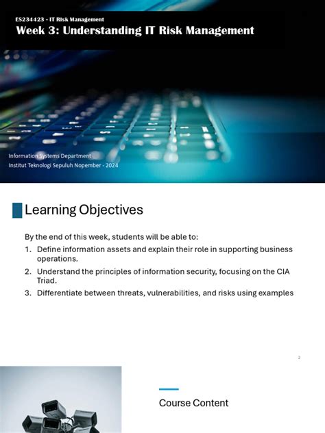 Week 3 Intro To It Risk Management Part 1 Pdf Information Science