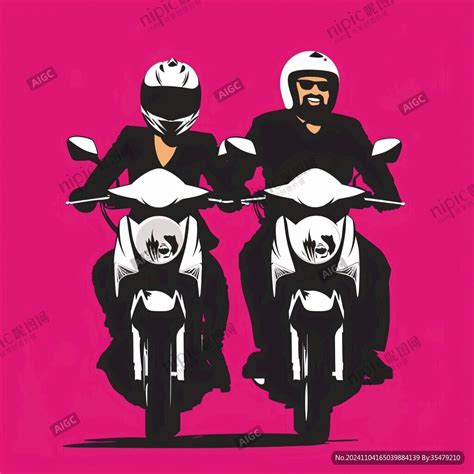 Ai创作图骑摩托车的情侣 双人摩托 情侣骑摩托车 手绘骑车情侣 机车海报 两辆电动车 摩托车交叉 摩托插画 两个车手 机车插画 机车熊猫 摩托车设计 机车族 白色摩托赛车 双人摩托车nipic