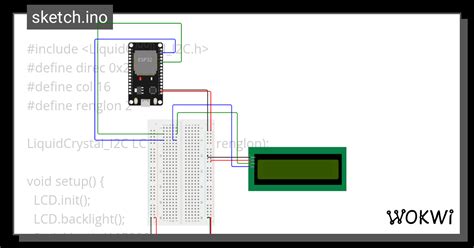 LCD Wokwi ESP32 STM32 Arduino Simulator