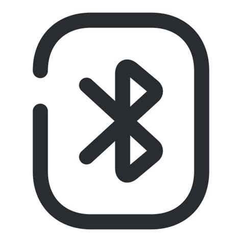 bluetooth rectangle user interface and gesture icons