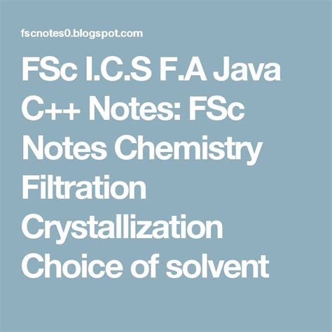 Learn Java And C With Fsc Ics Fa Notes