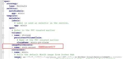 k8s之镜像拉取时使用secret 镜像拉取 secrets csdn博客