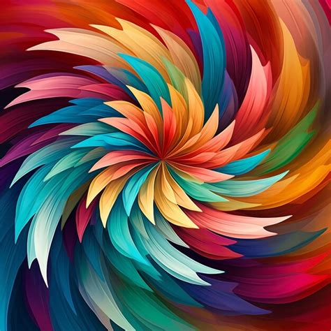 Premium Ai Image Geometric Spectrum