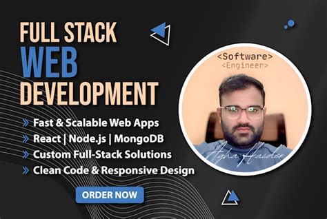 Build fast scalable mern stack apps react nodejs website development ...