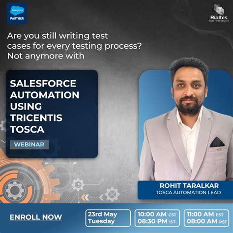 Rialtes On Linkedin Tosca Testing Automationtesting Webinar