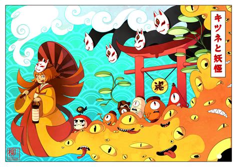Kitsune And The Yokai By Willow San On Deviantart