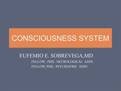 Reticular Activating System Pptx Brain And Nervous System Disorders Diseases And Conditions