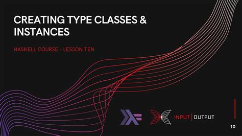 Haskell Course Lesson 10 Creating Type Classes And Instances Youtube