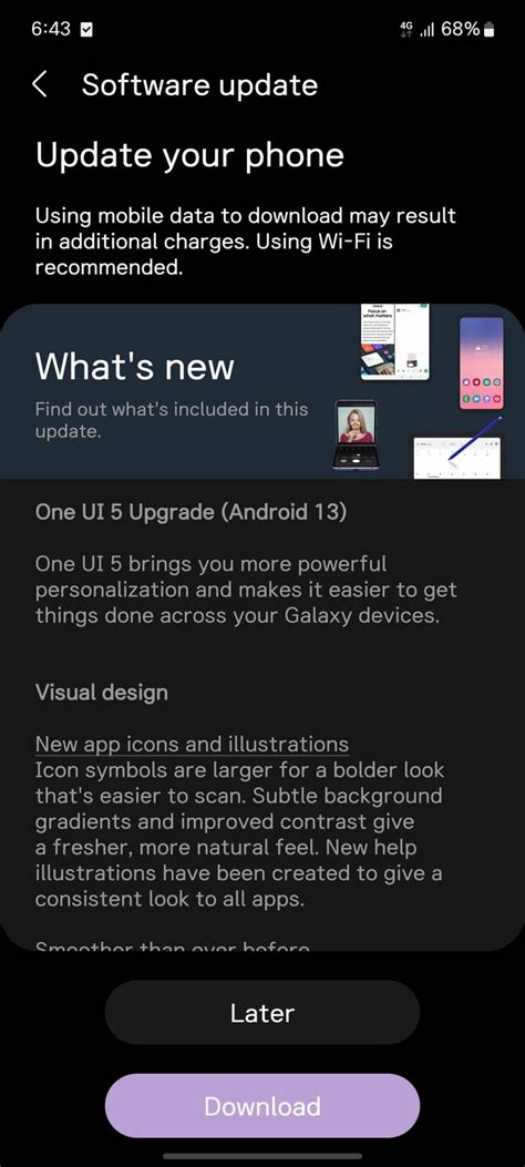 A53 Got One Ui 5 Update India R Oneui