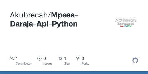 Github Akubrecahmpesa Daraja Api Python