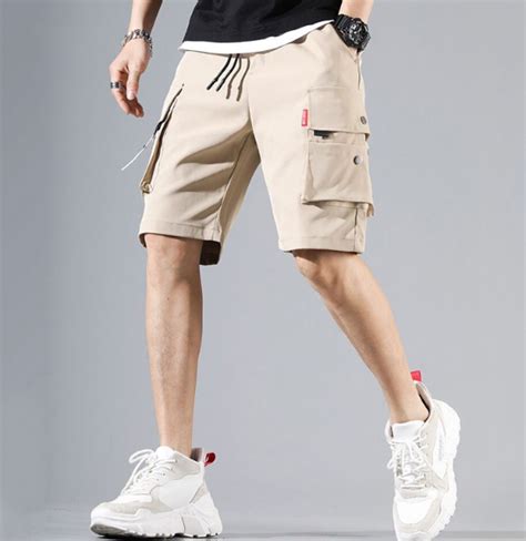 4컬러3사이즈 카고반바지 남여공용가능 스트릿 테크웨어 건빵바지 반바지 카고바지 남성카고반바지 남자카고반바지 밴딩바지 5부바지 7부바지 캐주얼반바지 유니크 힙한 커플