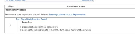 Turn Signal Switch Replacement The Switch Doesn T