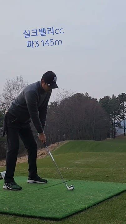 실크밸리cc 파3 145m 앞핀우측핀인데 좌측 10m온그린 성공~ youtube