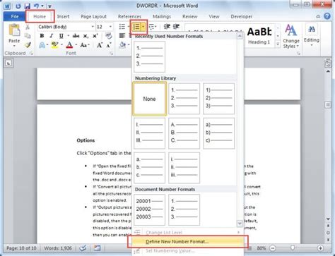 2 Ways To Automatically Number Rows Or Columns In Your Word Table