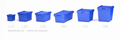 Lc3 L3c 80 Litre Standard Plastic Removals Lidded Crate Buy