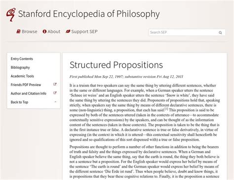 Stanford University Structured Propositions Handout For 9th 10th